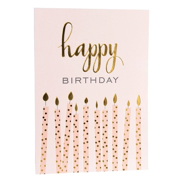 Είδη Πάρτι - Happy Teapot-Gold Happy Birthday Card
