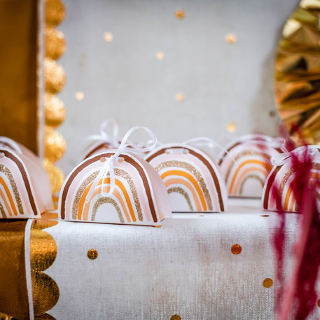 Είδη Πάρτι - Happy Teapot- Mini treat boxes- Boho Rainbow