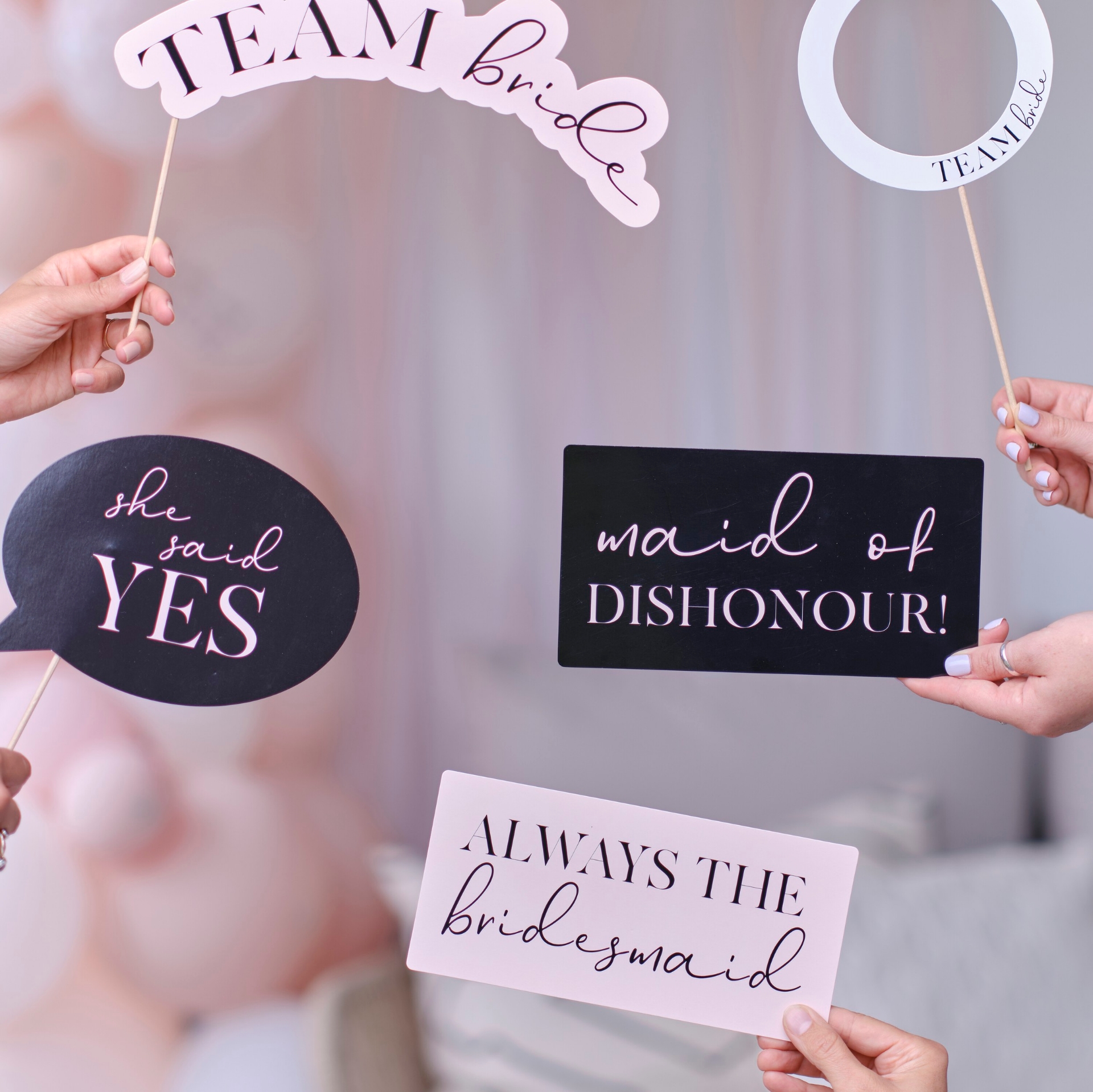 Είδη Πάρτι - Happy Teapot-Photo Booth - Team Bride