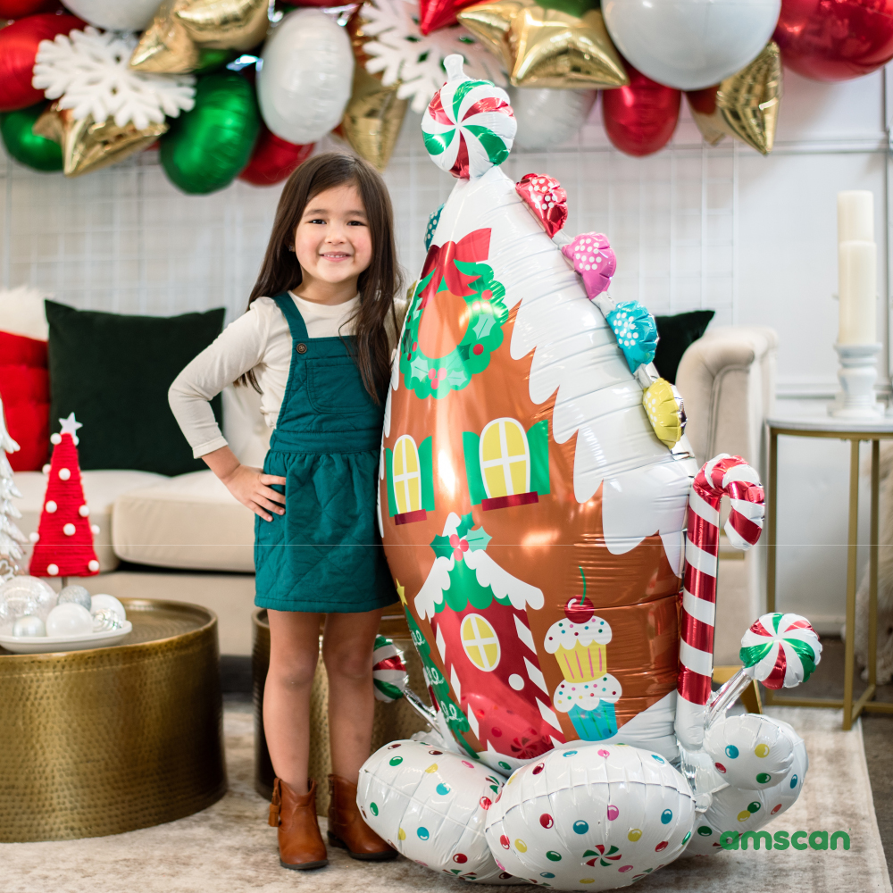 Είδη Πάρτι - Happy Teapot-Μπαλόνι Foil Large - Gingerbread house